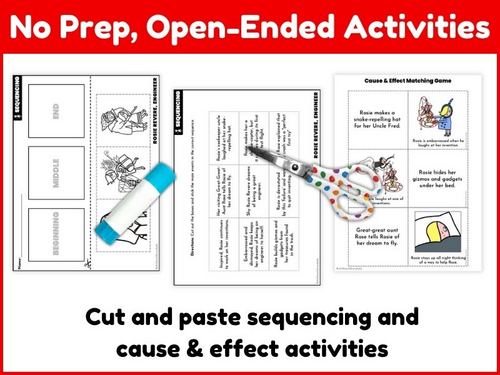 Rosie Revere, Engineer Book Activities - Reading Comprehension ...