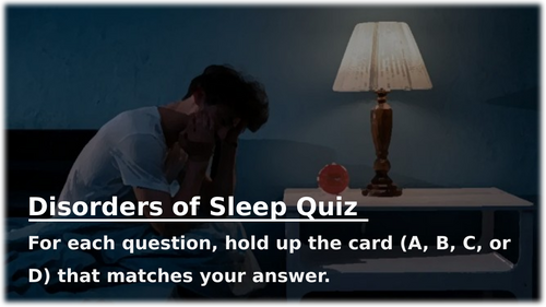 Oxford AQA A Level Psychology: DISORDERS OF SLEEP [3.3.1 Psychology of ...