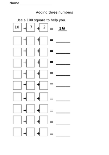 Number bonds to 5,6,7,8,9,10 and 20 | Teaching Resources