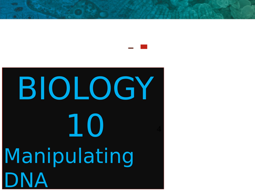 FRONTIERS OF BIOTECHNOLOGY | Teaching Resources