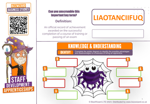 Staff Development Apprenticeships - FREE Worksheet & Youtube Video ...