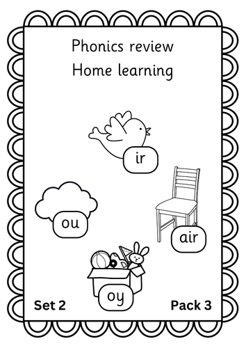 RWI Set 2 Pack 3 Phonics Review | Teaching Resources