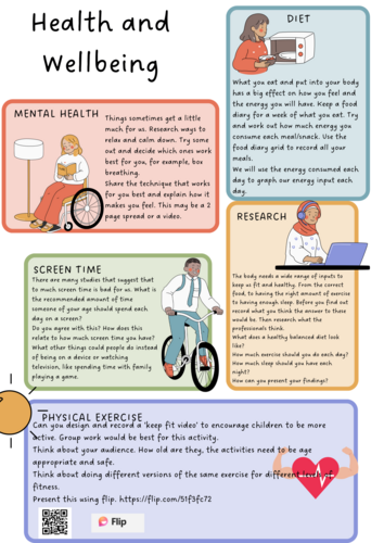 Health and Wellbeing mat | Teaching Resources