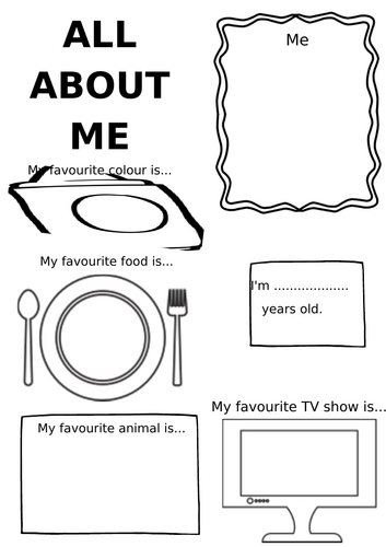 **EDITABLE** My family/all about me activity bundle (EYFS) | Teaching ...