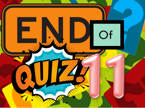 End of ... Quiz Set 3 | Teaching Resources
