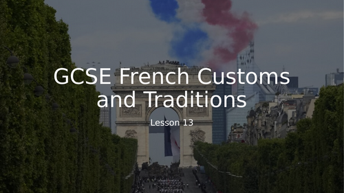 Theme 1 - GCSE French AQA - 14 Lessons | Teaching Resources