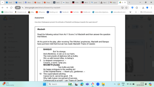 Macbeth Revision Booklet GCSE Print & Go Cover | Teaching Resources