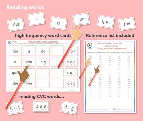 Phase 2 Phonics Puzzles: s a t p i n Read, Write CVC Words and Read ...