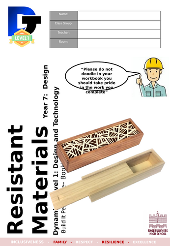 Design Dynamics: Build It Pencil Case Project - Booklet (KS3) + Lesson Plans | Teaching Resources