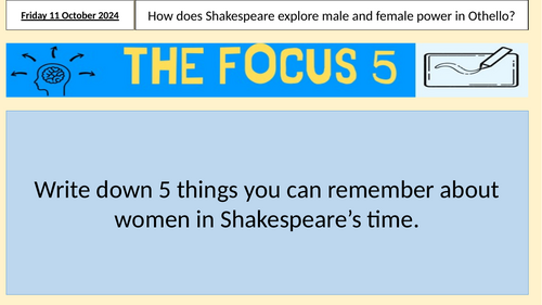 Speeches in Shakespeare- 4 week introduction to powerful voices in ...