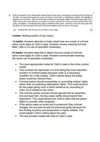 Criminology Unit 4: AC 1.3 Models of Criminal Justice | Teaching Resources