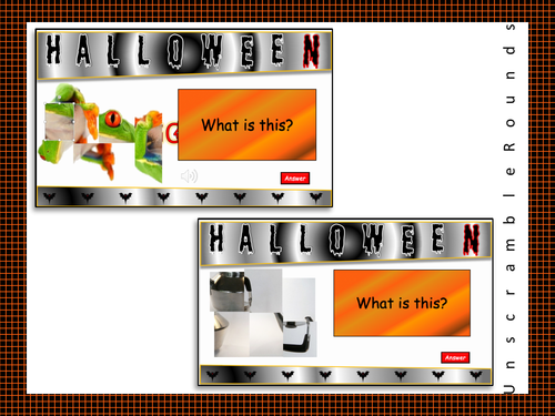 Halloween Team Building Quiz Animated and Interactive Free Taster KS3 ...
