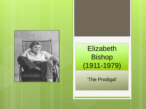 'The Prodigal' by Elizabeth Bishop | Teaching Resources