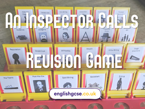 An Inspector Calls Revision Game | Teaching Resources