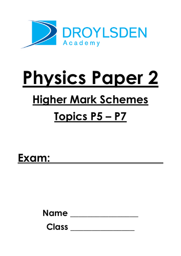 Physics Paper 2 Revision AQA Trilogy Higher | Teaching Resources