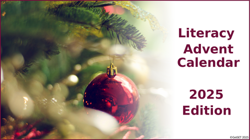 Christmas 2025 Advent Calendar English Literacy for Secondary School ...