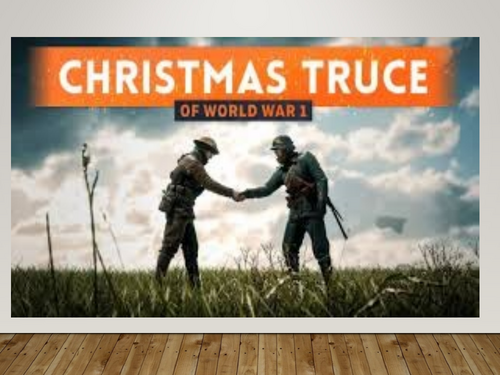 Outstanding World War 1 Christmas Truce Lesson - History & English ...