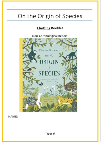 Chotting Booklet (Jane Considine Style) to go with 'The Origin of ...