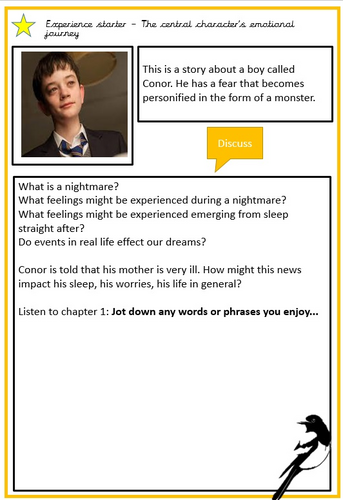 Chotting Booklet (Jane Considine Style) to go with the 'A Monster Calls ...