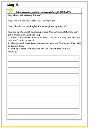 Chotting Booklet (Jane Considine Style) to use with the unit, 'Pet ...