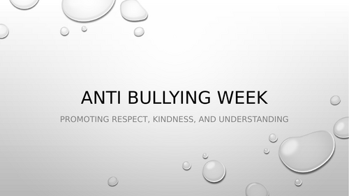 Whole School Assembly: Anti Bullying | Teaching Resources