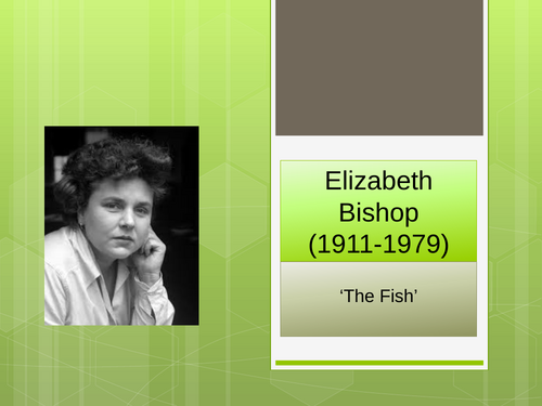 'The Fish' by Elizabeth Bishop | Teaching Resources