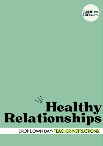 Healthy Relationships & Consent - PSHE Drop Down Day | Teaching Resources