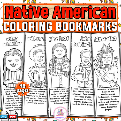 Native American heritage month Activities Bundle | coloring activities ...