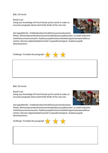 Ma ville/ town/ French | Teaching Resources