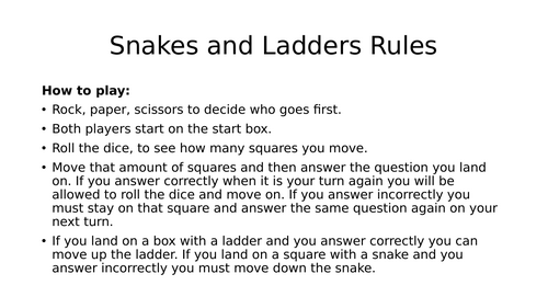 AQA GCSE PE Revision Snakes and Ladders | Teaching Resources AQA GCSE PE Revision Snakes and Ladders | Teaching Resources