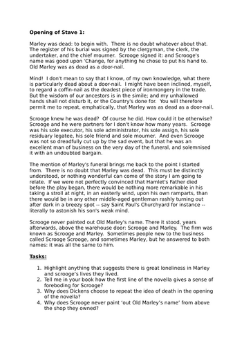 Year 10 A Christmas Carol Jacob Marley Mini GCSE Assessment | Teaching ...