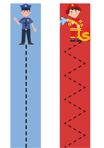 Cutting Skills -People Who Help Us | Teaching Resources