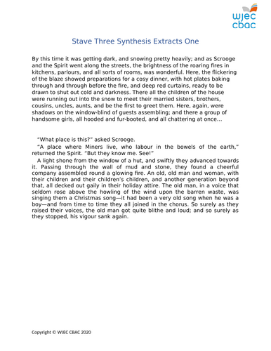 A Christmas Carol Blended Learning Eduqas Full Scheme GCSE | Teaching ...