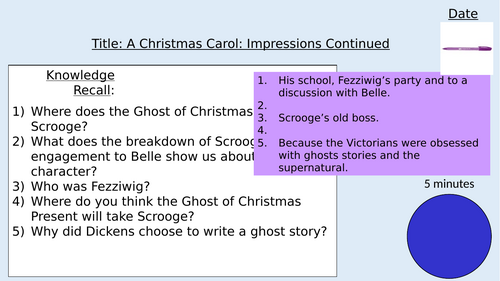 A Christmas Carol Blended Learning Eduqas Full Scheme GCSE | Teaching ...