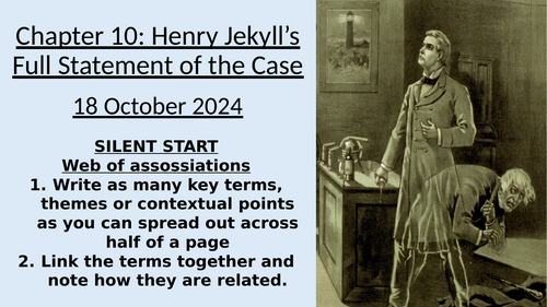 GCSE Jekyll and Hyde Scheme of Work | Teaching Resources