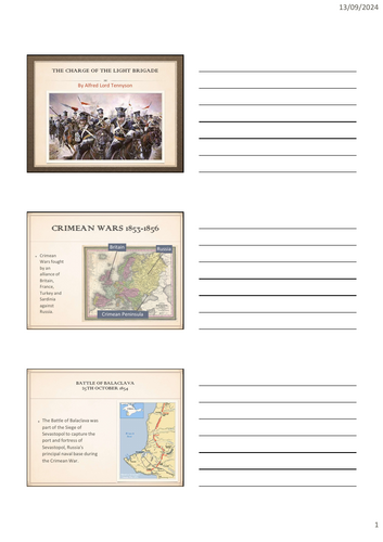 Charge of the Light Brigade GCSE Poetry EAL Bilingual Pack | Teaching ...