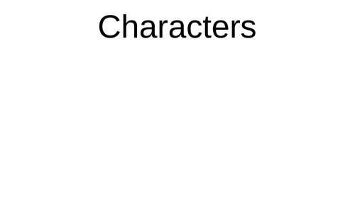 La Casa de Bernarda Alba - characters | Teaching Resources