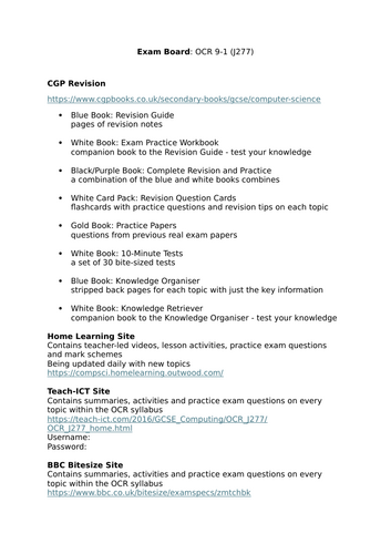 GCSE OCR Computer Science J277/02 - 2.1.2 Revision Lesson (Designing ...