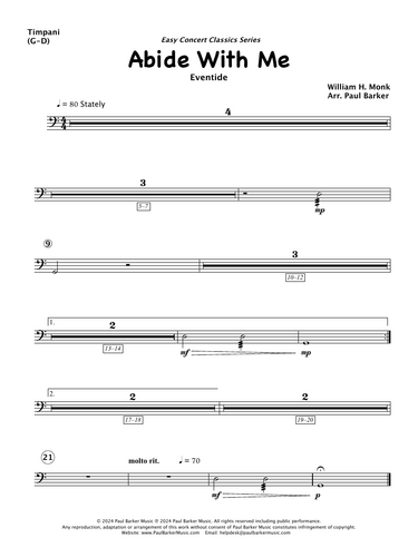 Abide With Me (Easy String Orchestra) | Teaching Resources
