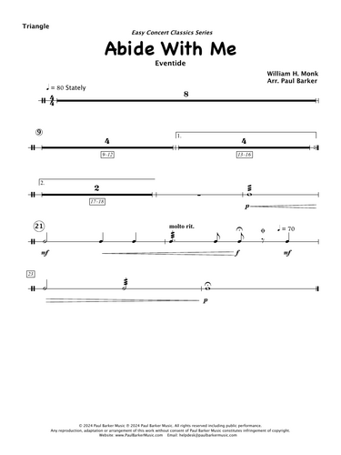 Abide With Me (Easy String Orchestra) | Teaching Resources