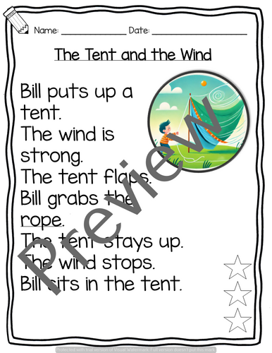 CVC words and sight words stories for beginners (Science of Reading ...