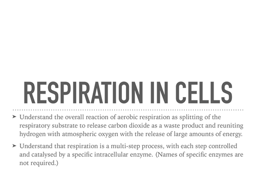 A2 international 7A chapter - Cellular respiration - full pack ...