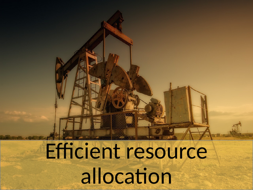 A Level Economics Productive Allocative And Dynamic Efficiency 3 Lessons Exam Q Answer