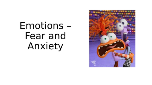 Emotions - Fear and Anxiety | Teaching Resources