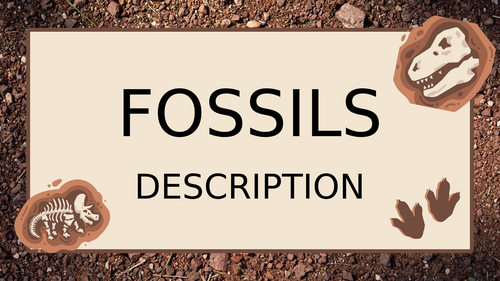 English writing unit Year 3 Fossils | Teaching Resources