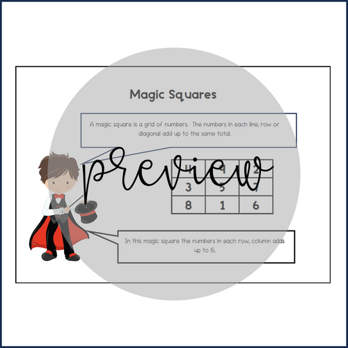 Magic Squares Activity Pack – Fun Problem-Solving Challenges for Kids ...