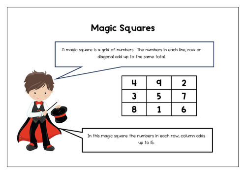 Magic Squares Activity Pack – Fun Problem-Solving Challenges for Kids ...