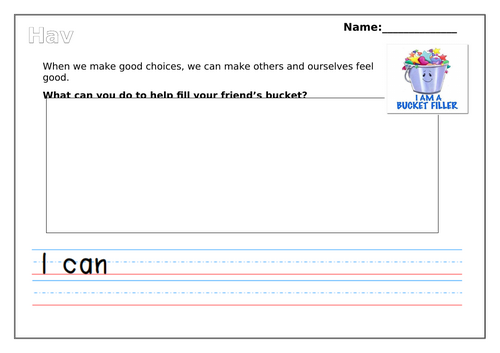 Bucket Filler vs Bucket Dipper | Teaching Resources