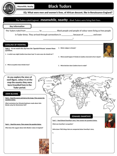 Meanwhile, Elsewhere - The Black Tudors | Teaching Resources