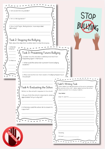 Anti-Bullying Week Case Study Analysis English Reading | Teaching Resources